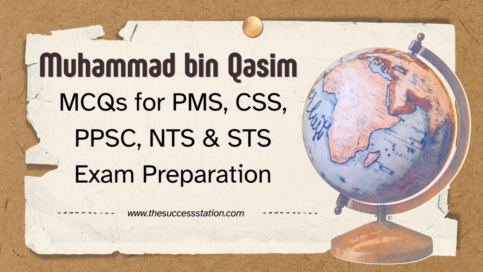 Muhammad bin Qasim MCQs for PMS, CSS, PPSC, NTS & STS
